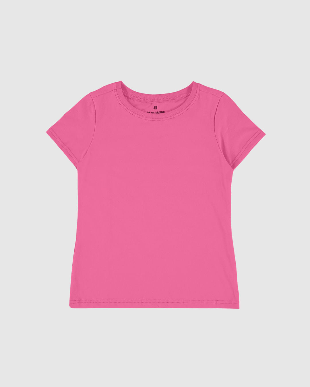 Blusa Infantil Menina Decote Redondo Em Algodão Malwee Kids ROSA - Malwee