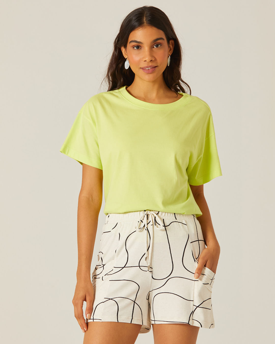 Blusa Neon Oversized Feminina em Algodão - Conforto e Estilo - Malwee