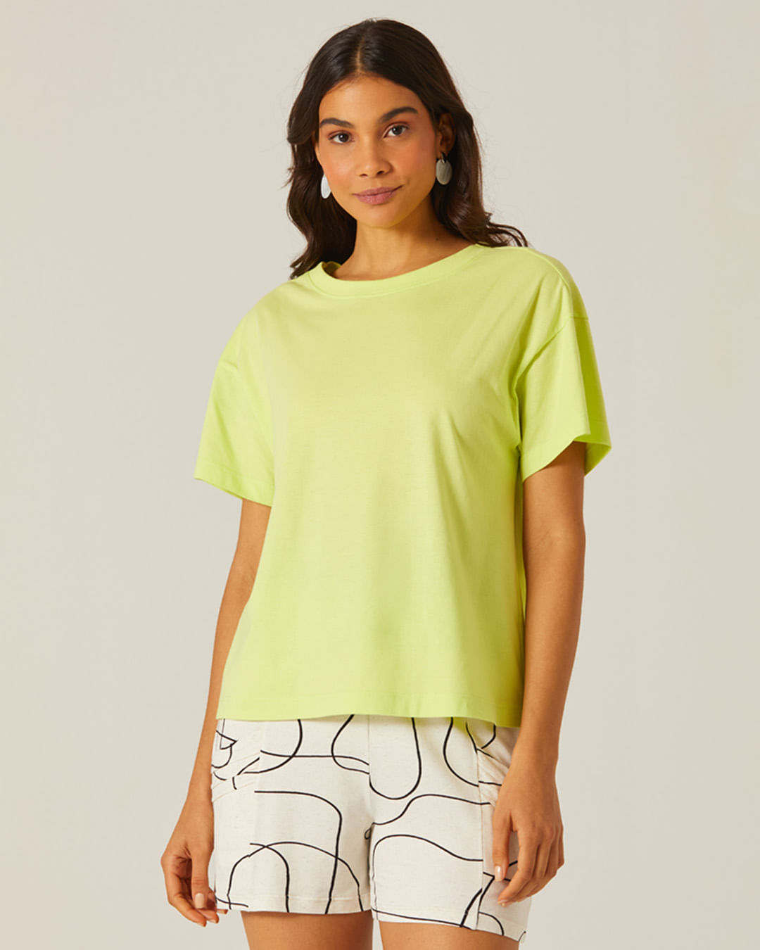 Blusa Neon Oversized Feminina em Algodão - Conforto e Estilo - Malwee